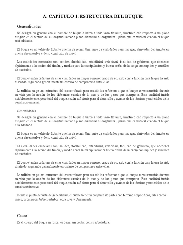 Conocimientos Marineros 2023 | PDF | Buques | Industria pesada