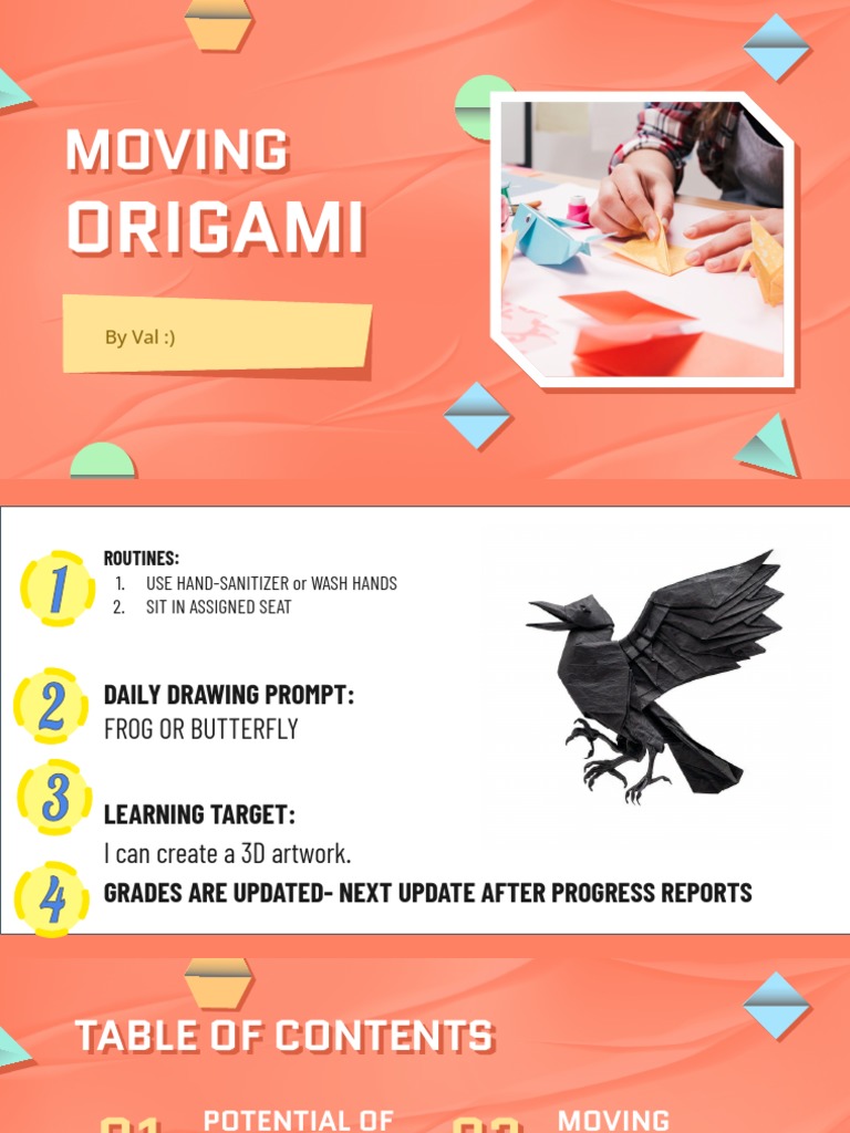 moving origami mini-lesson | PDF