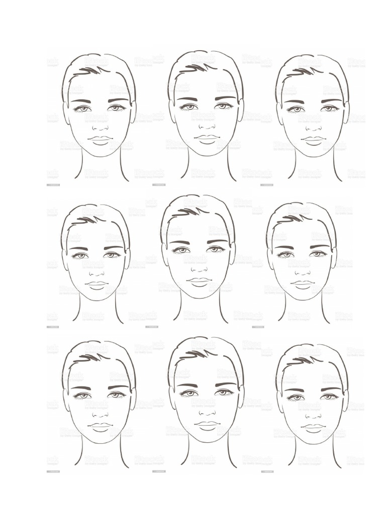 Sketsa Wajah Facial | PDF