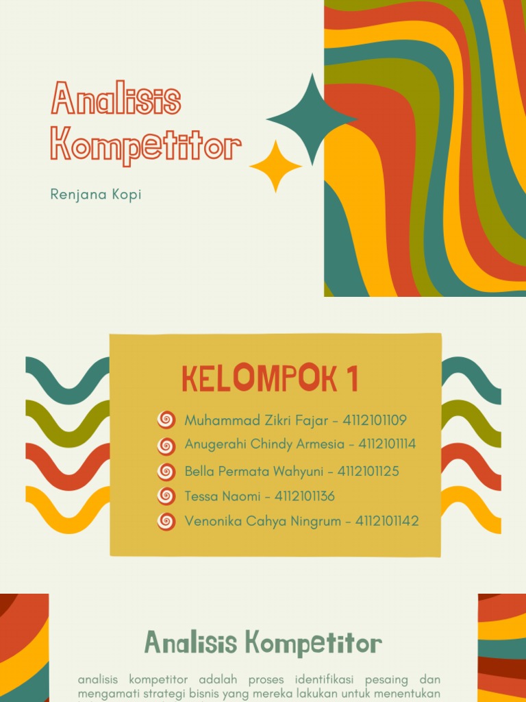 Analisis Kompetitor Kel 1 AM 4D (109,114,125,136,142) | PDF