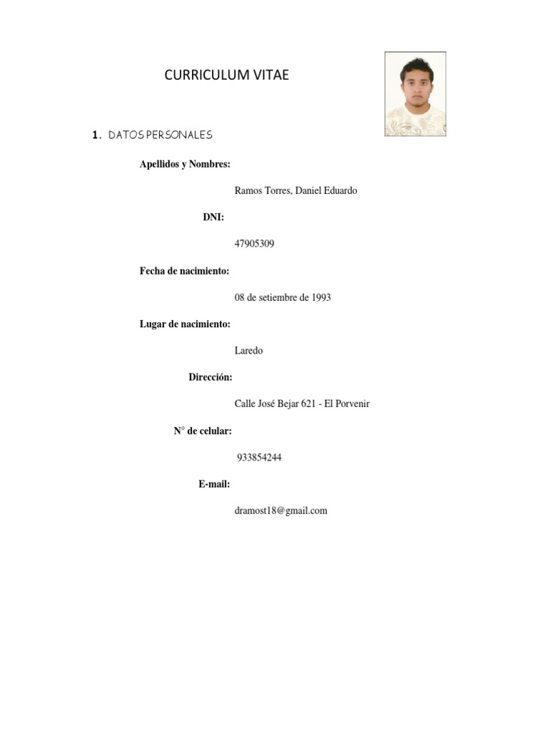 CV Documentado | PDF