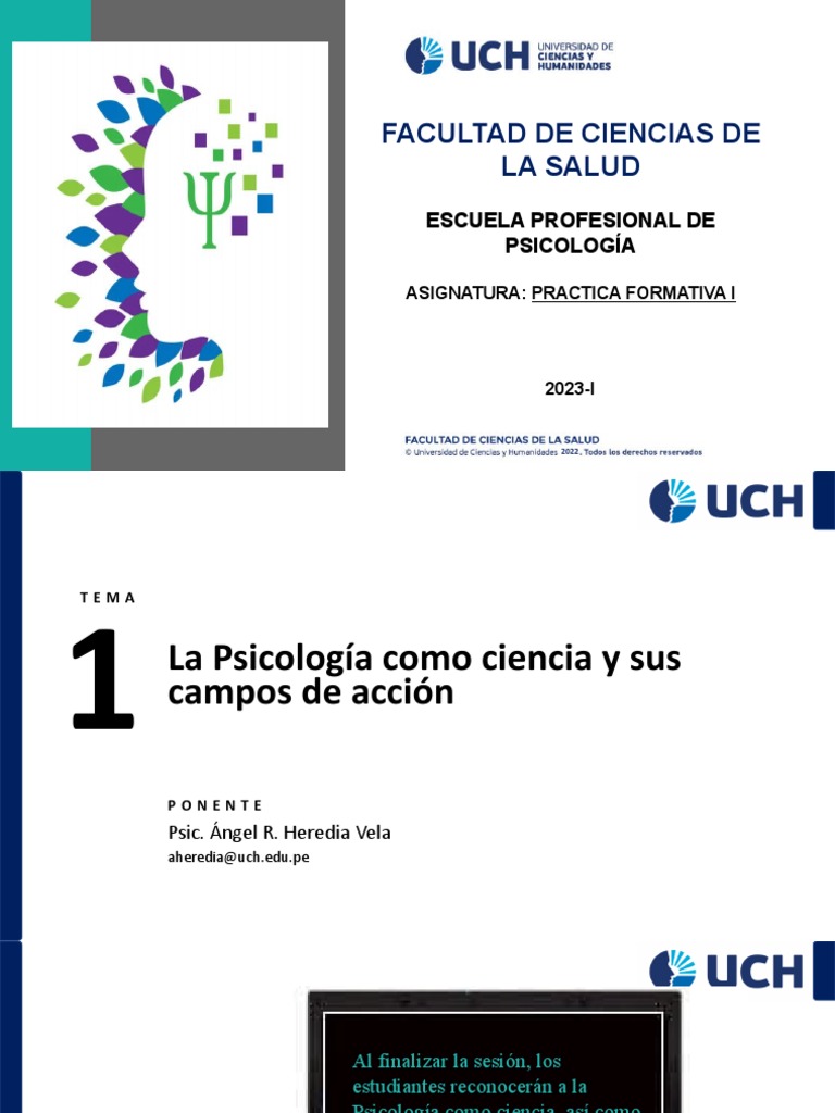 Sesión 01 - PF I - 23.1 | PDF | Sicología | Las emociones