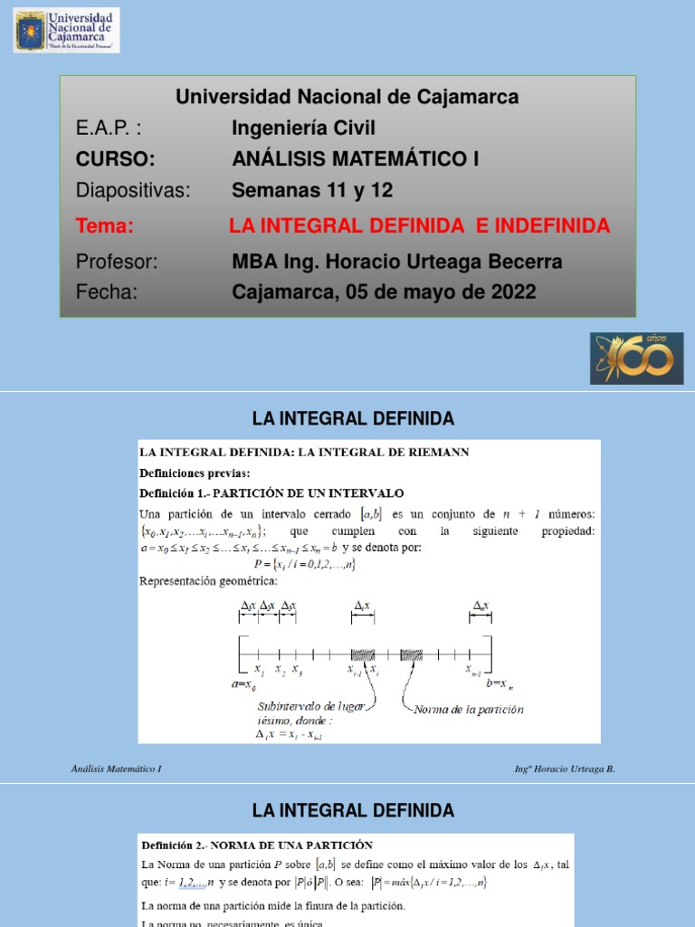 Integral Definida e Indefinida | PDF | Integral | Conceptos matemáticos