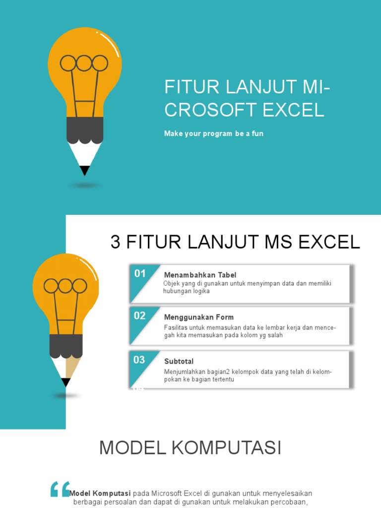 Fitur Lanjut Excel | PDF