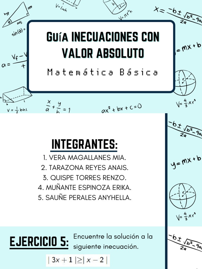 Interpreting Numerical Expressions Math Presentation in Light Blue Math ...