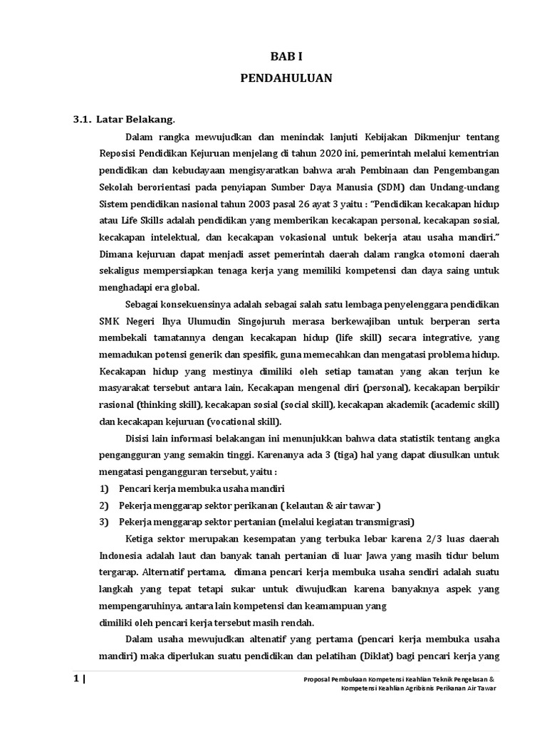 Narasi Proposal Kknew Fix | PDF