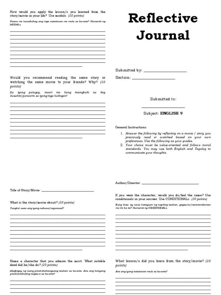 Reflective Journal | PDF | Linguistics | Cognition