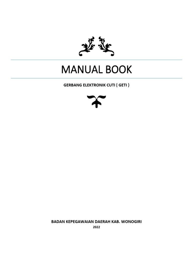 GETI - Manual Book | PDF | Bisnis