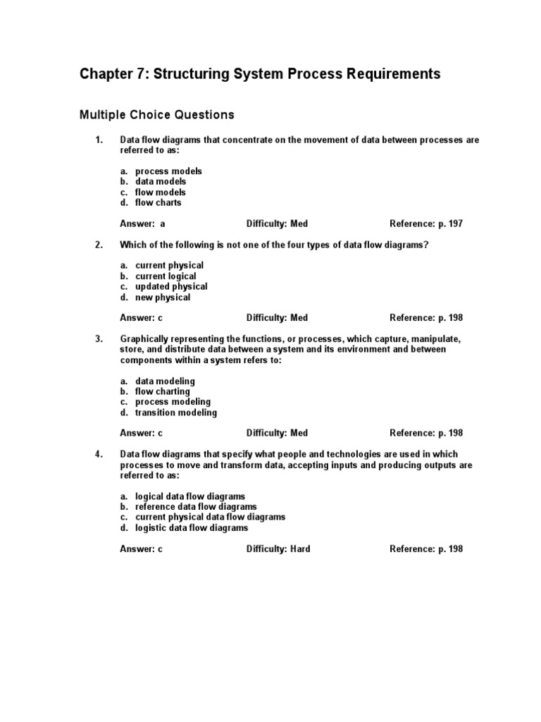 Data Flow Diagrams: MCQ Insights | PDF | Information Technology ...