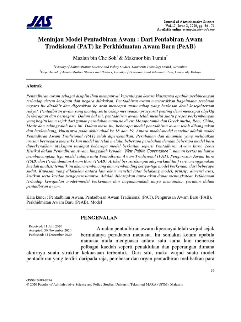 Pentadbiran Awam | PDF
