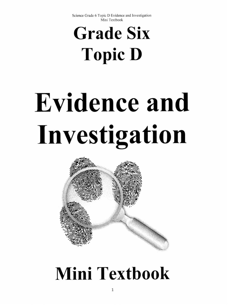 Investiagtion Mini Text | PDF