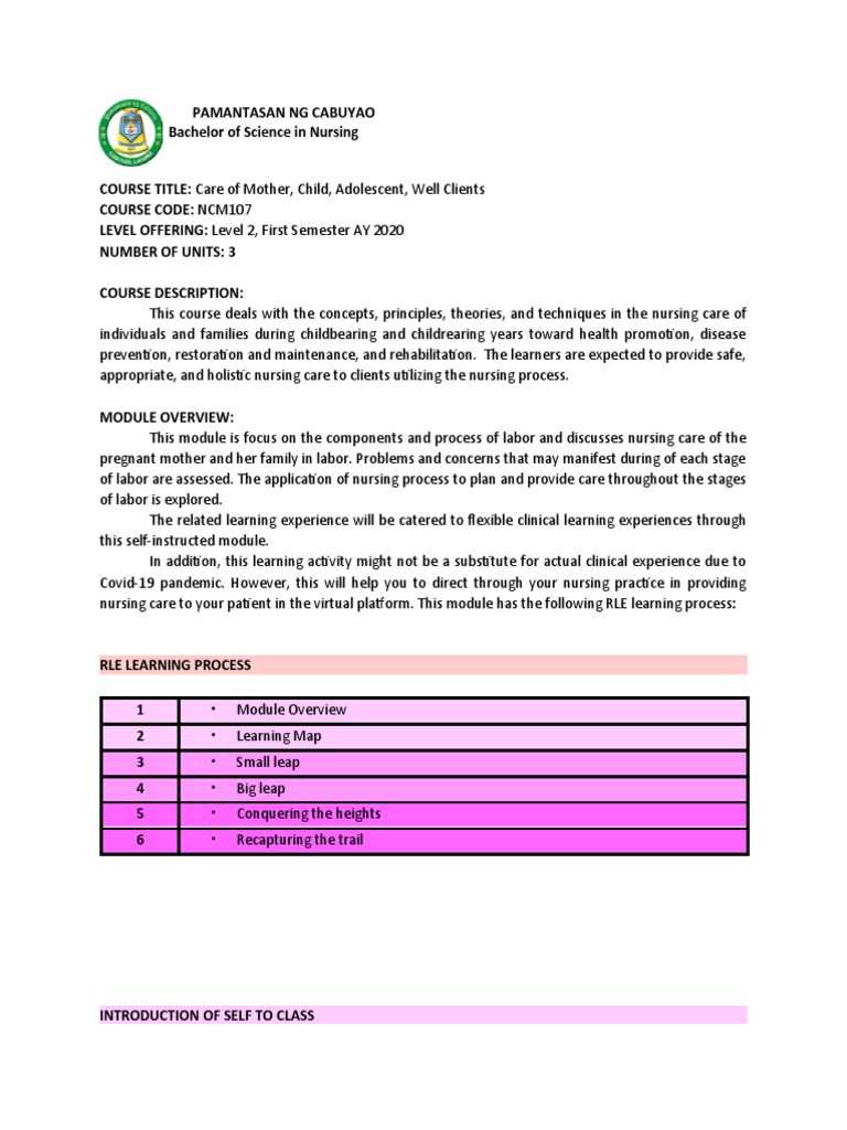 Module 2 Topic 2 EENC 1 | PDF | Pelvis | Childbirth