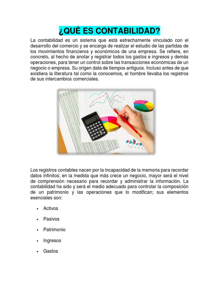 Qué Es Contabilidad | PDF | Contabilidad | Contabilidad financiera