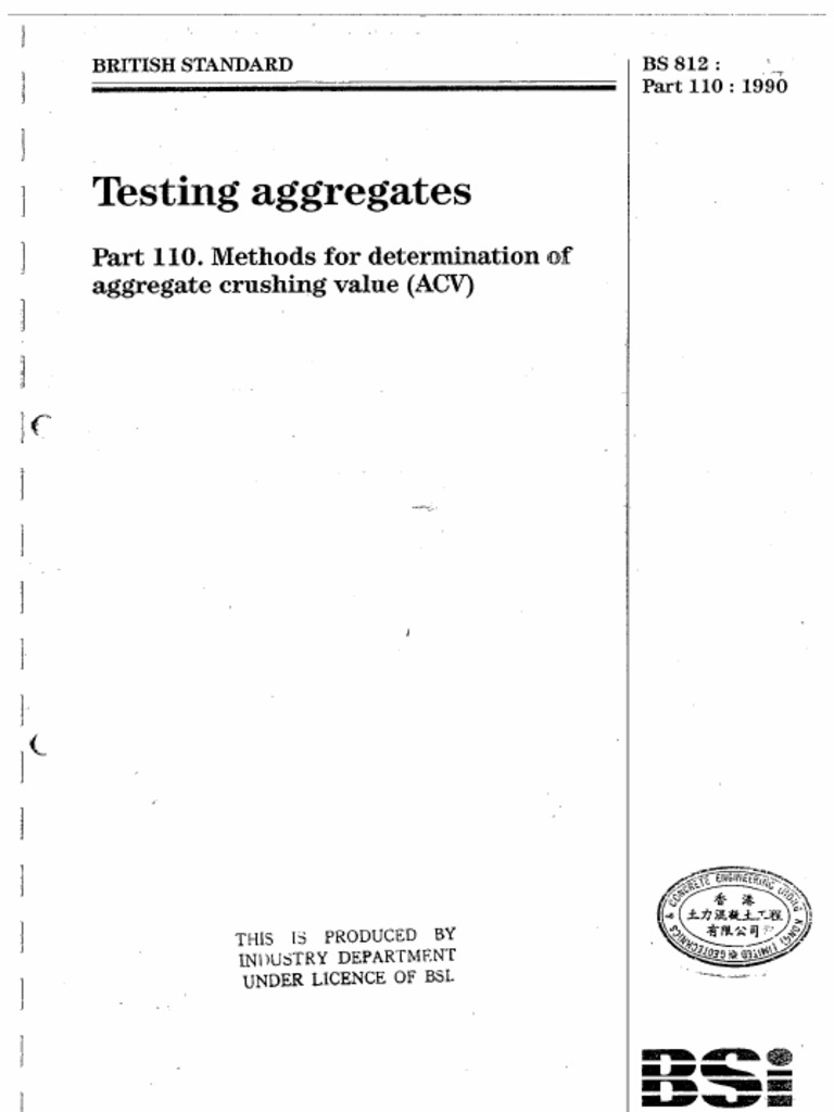 BS 812 - 110 - 1990 | PDF