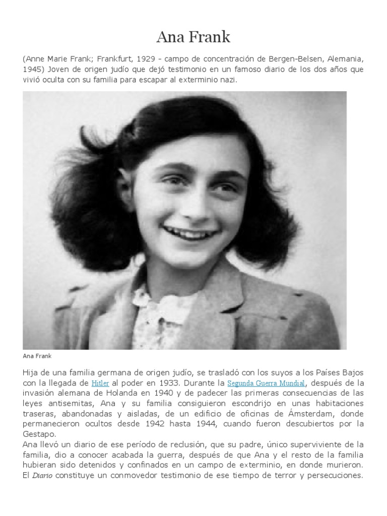 Ana Frank | PDF