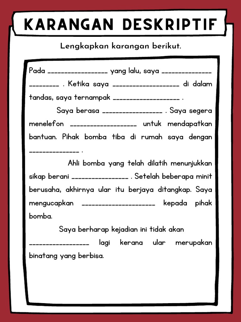 Karangan Deskriptif | PDF