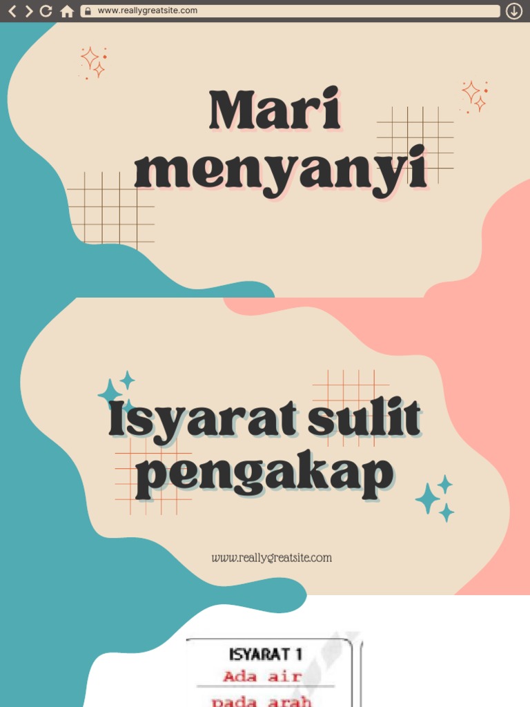 Pengakap: Isyarat Sulit | PDF | Art