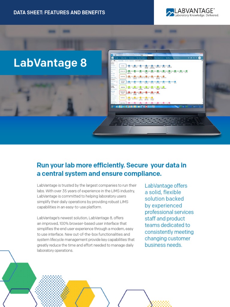 LabVantage 8 Features and Benefits Brochure | PDF | Business