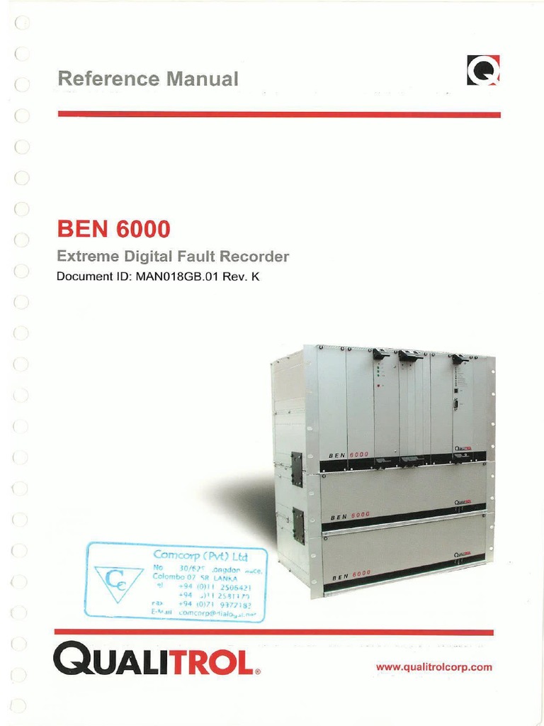 MAN018GB.01RevK BEN 6000 Manual | PDF