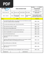 CNC Work Instruction | PDF