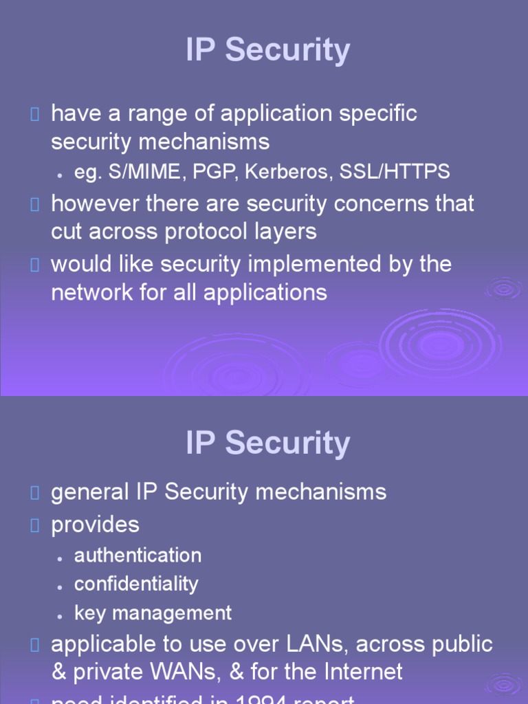 IPSec | PDF | Internet Protocols | Security Engineering IPSec | PDF | Internet Protocols | Security Engineering