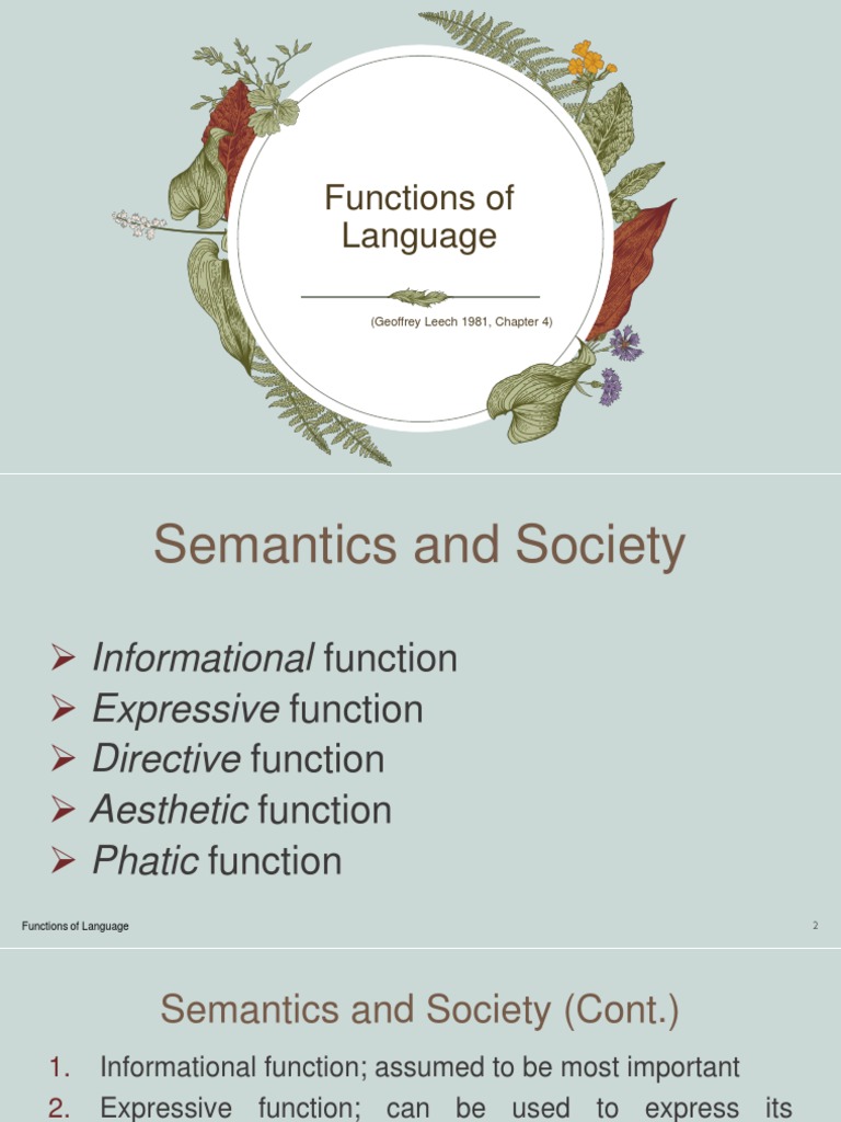 Lecture Notes - Semantics Society | PDF