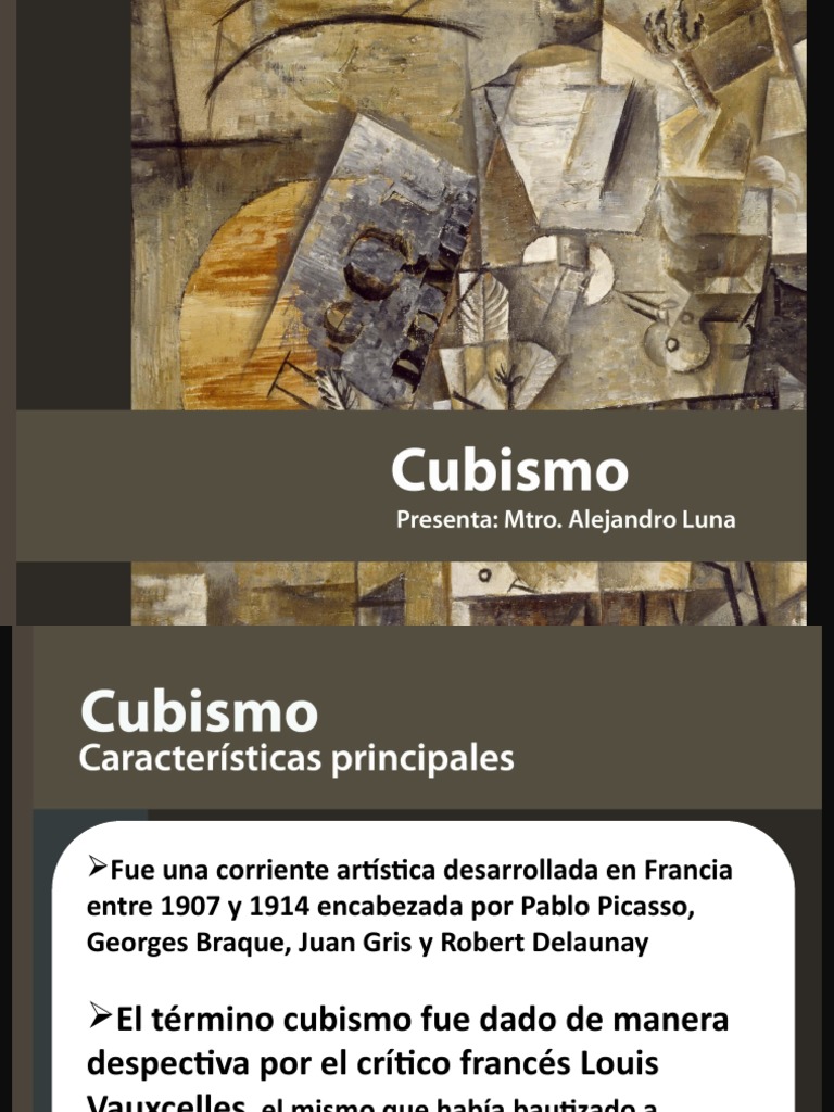 Características del Cubismo en Picasso | PDF | Pablo Picasso | Cubismo