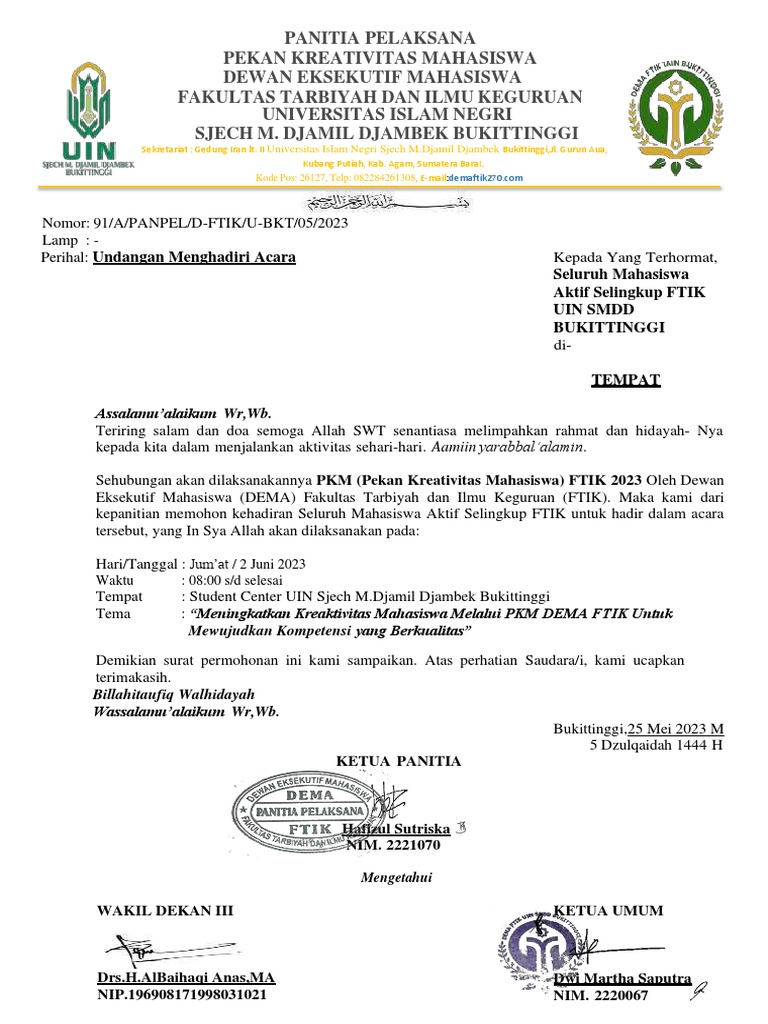 Invitation Letter | PDF