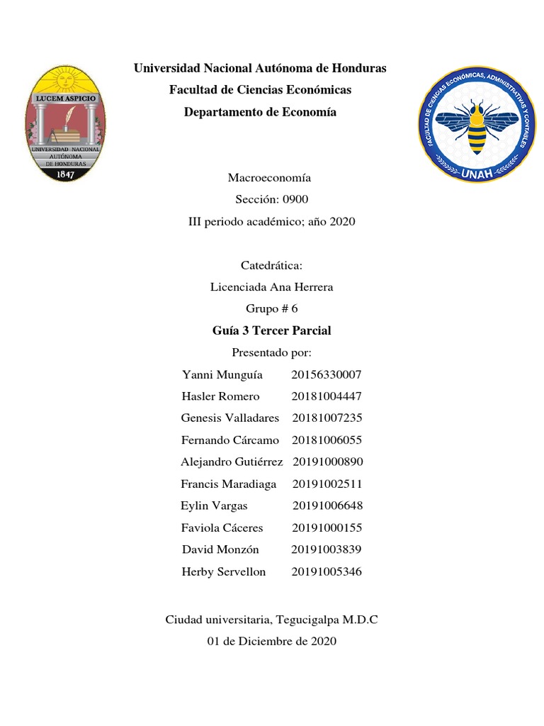Guia Macroeconomia II Parcial 1 PDF | PDF