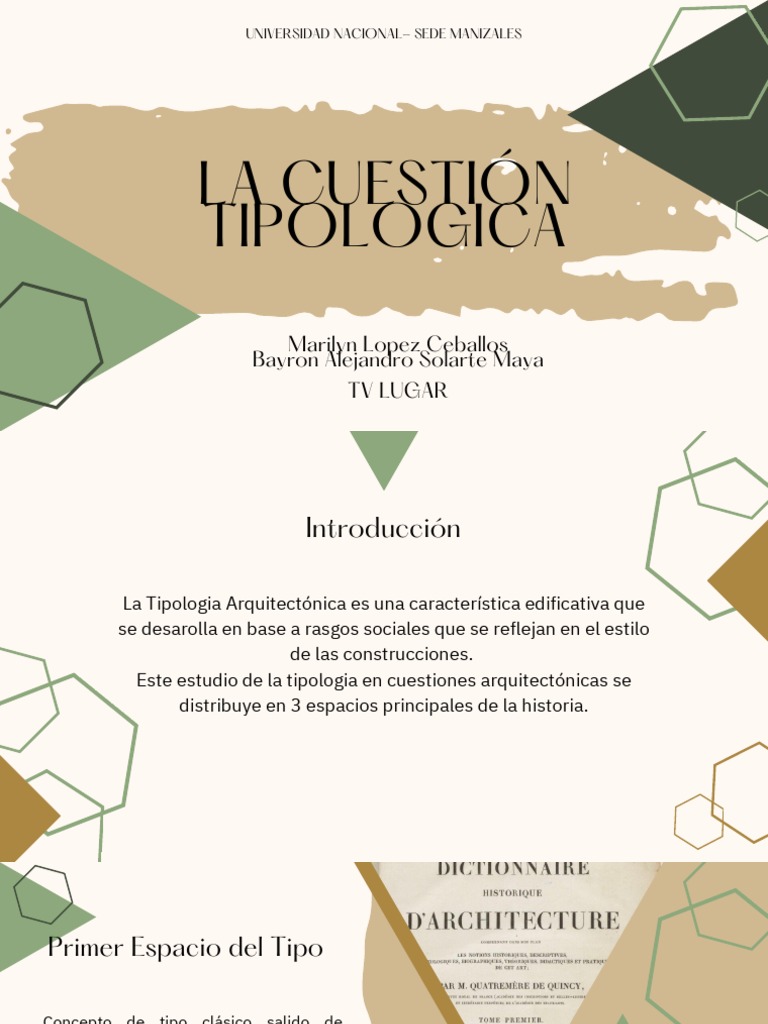La Cuestión Tipologica: Marilyn Lopez Ceballos Bayron Alejandro Solarte ...