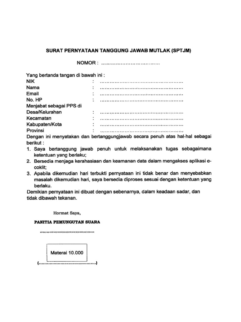 Draft SPTJM Baru PPS | PDF