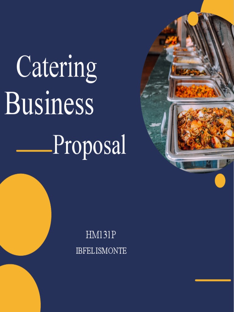 Catering Business Proposal | PDF | Career & Growth | Business