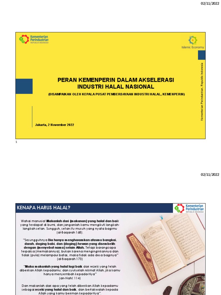 Bahan Kapus PIH (Bu Vivi Kemenperin) | PDF