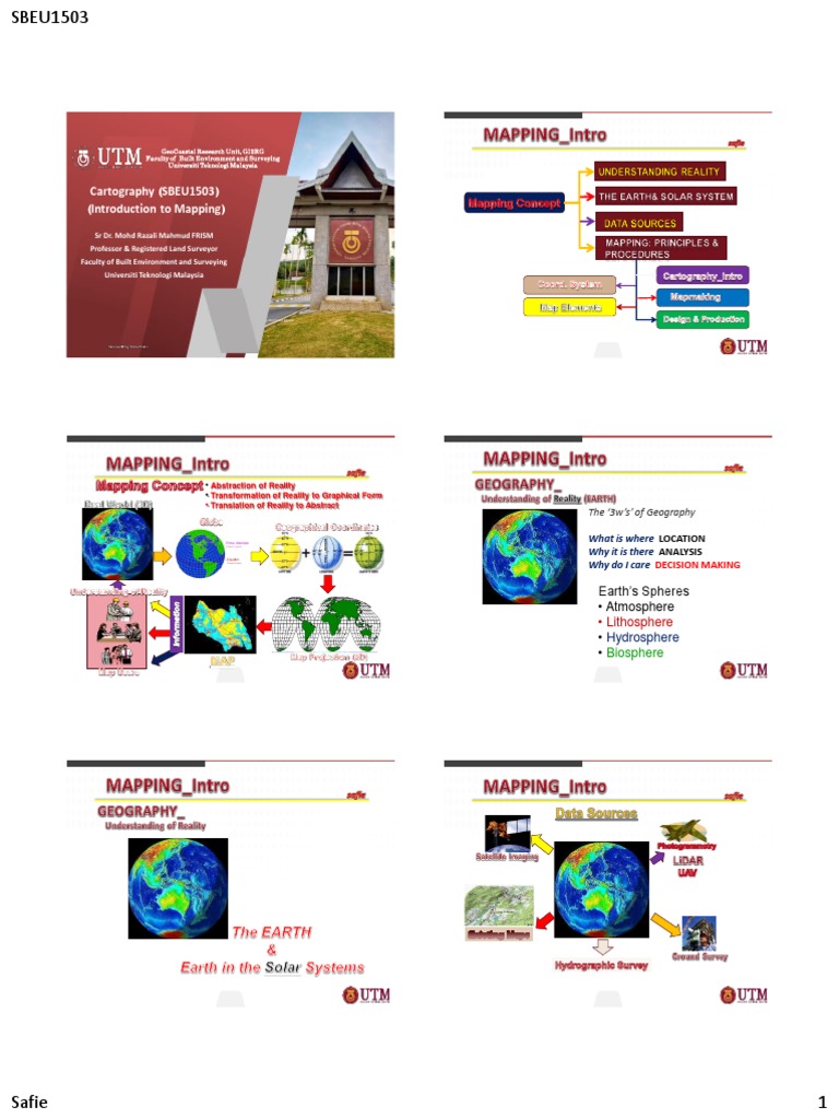 Lecture 01 Introduction To Mapping | PDF