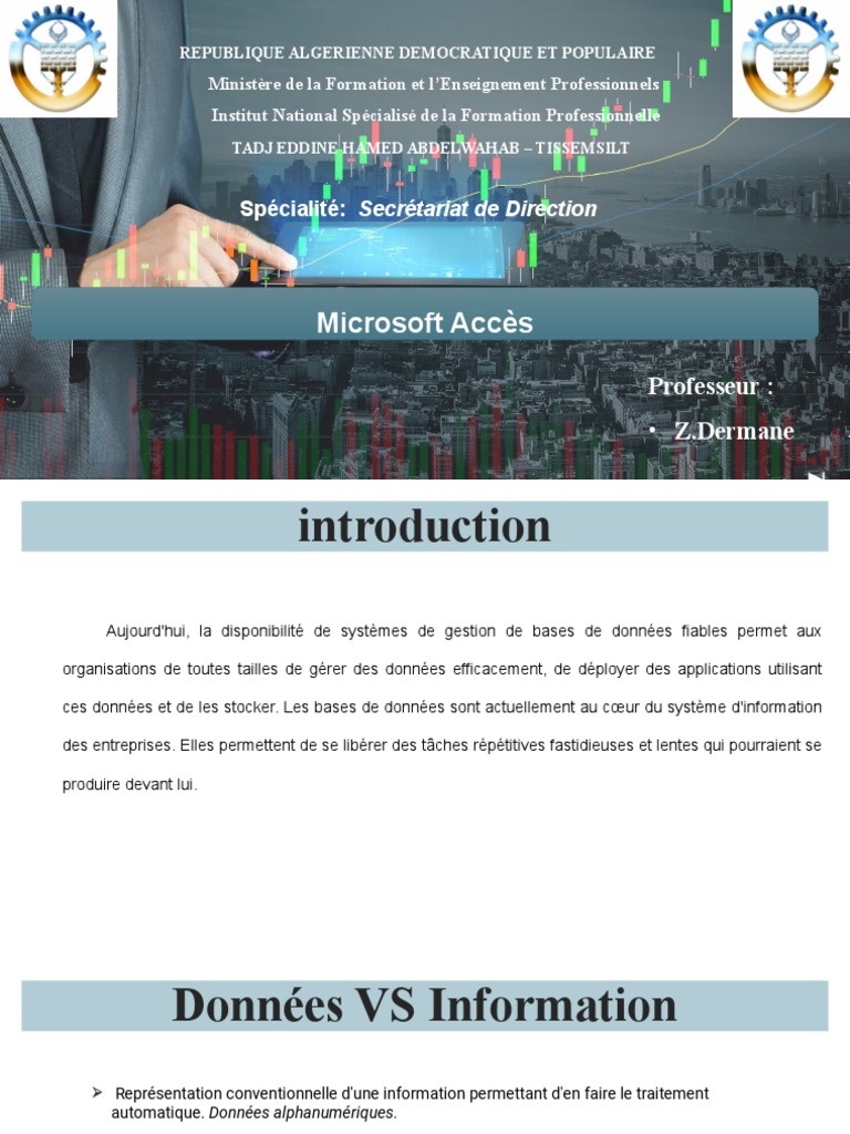 Cour Access | PDF | Microsoft Access | Bases de données