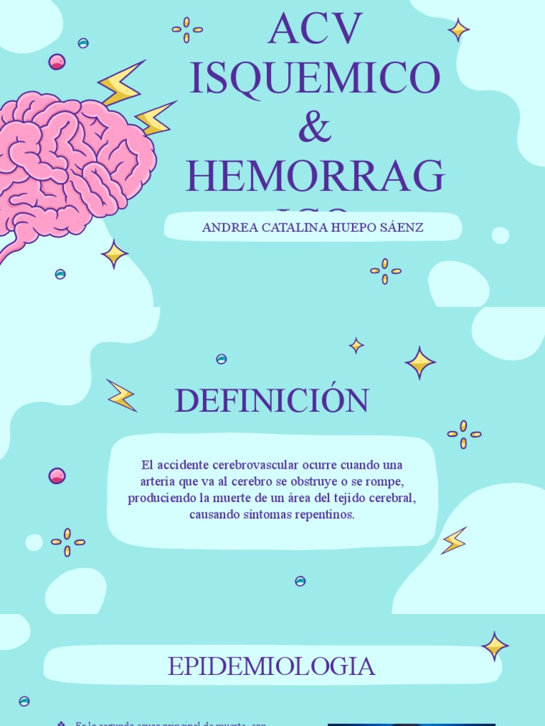 ACV Isquemico y Hemorragico | PDF | Carrera | Isquemia