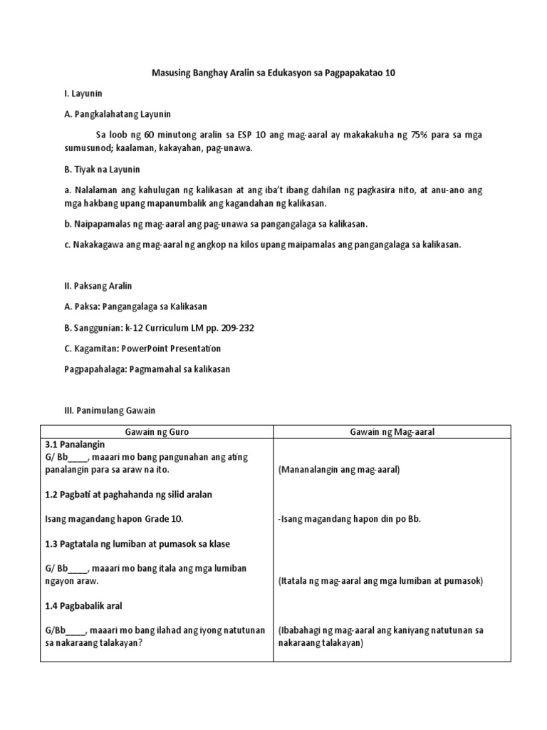 Final Lesson Plan Vm114 | PDF