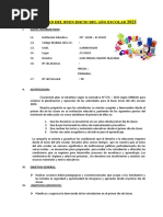 Programa de Bienvenida Al Año Escolar 2025 | PDF