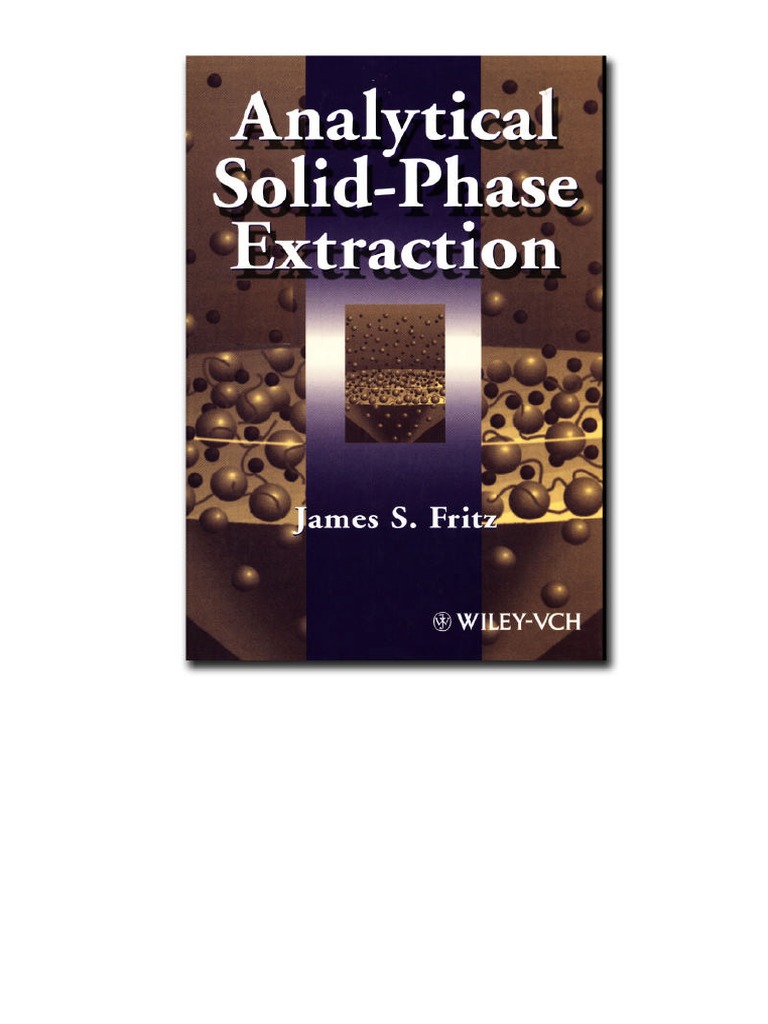 Analytical Solid Phase Extraction | PDF