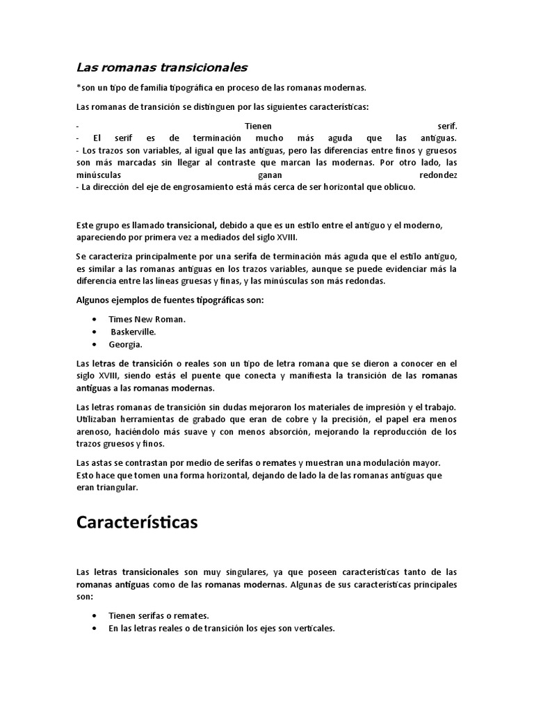 Escritura Romana Transicional y Didona | PDF | Serif | Jeroglíficos ...