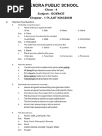 ICSE Class 4 Science Sample Paper PDF | PDF | Plants | Gases