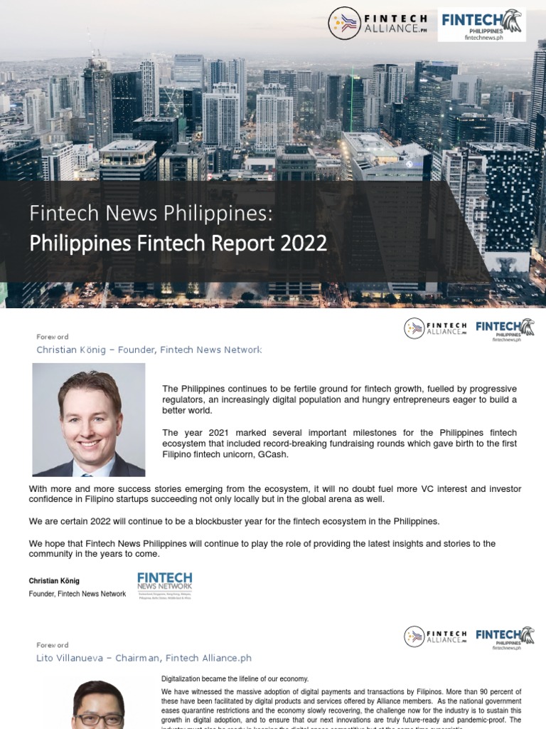 PH Fintech Report 2022 | PDF | Cryptocurrency | Automated Clearing House