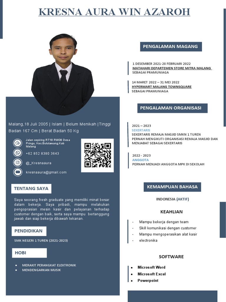 CV Kresna Aura Win Azzaroh | PDF