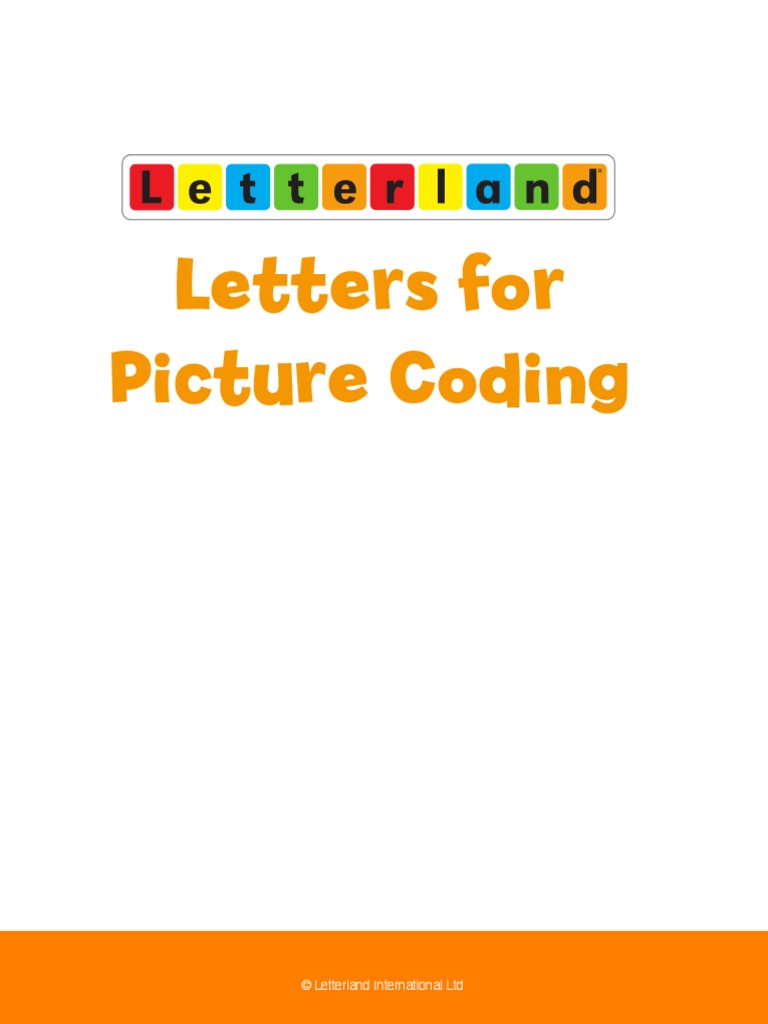 Letterland - Letters For Picture Coding | PDF