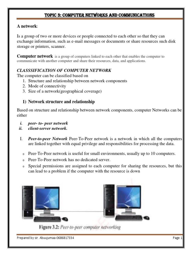 Computer Network | PDF | Network Topology | Computer Network