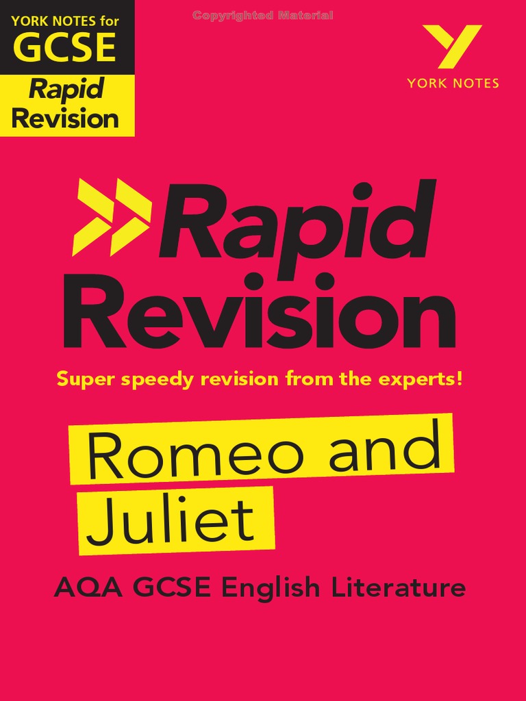 York Notes For Gcse Rapid Revision Romeo and Juliet | PDF | Characters ...