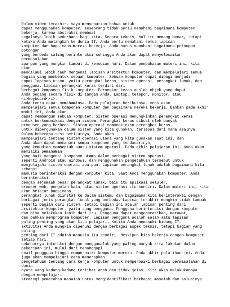 Gambaran Umum Arsitektur Komputer | PDF Gambaran Umum Arsitektur Komputer | PDF