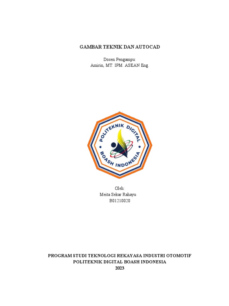 Makalah Gamtek AutoCAD - Meita | PDF