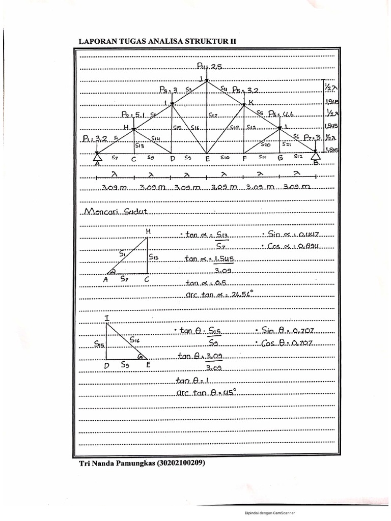 Analisa Struktur 2 (2) - Tri Nanda Pamungkas-30202100209 | PDF