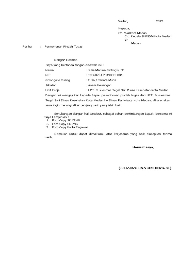 CONTOH-SURAT-PERMOHONAN-PINDAH-ANTAR-SKPD | PDF